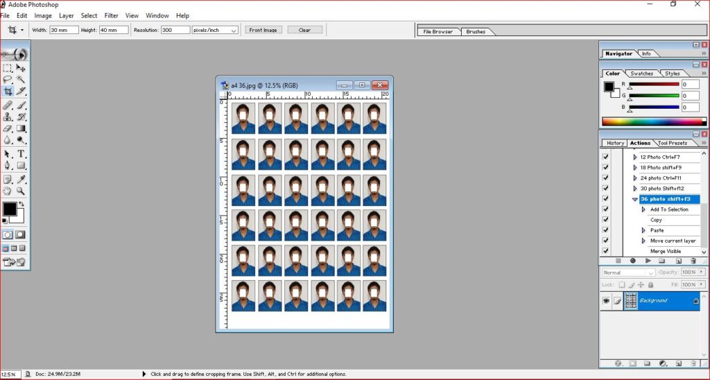 passport size photo action a4 – BmvkTips